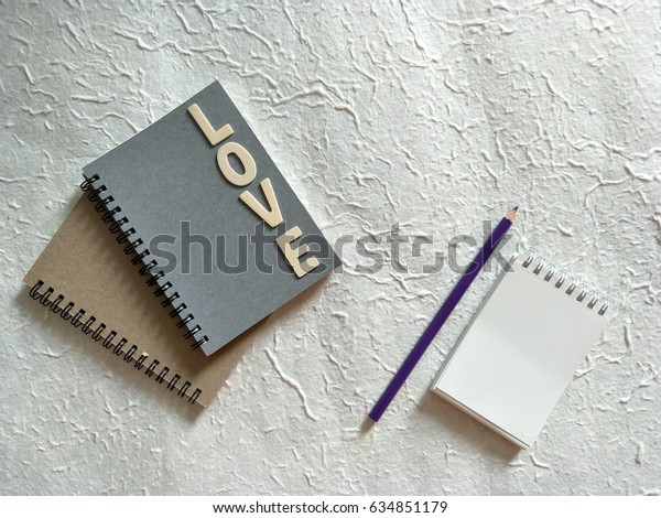 Diary Note Notepad Love Message On Stock Photo 634851179 | Shutterstock