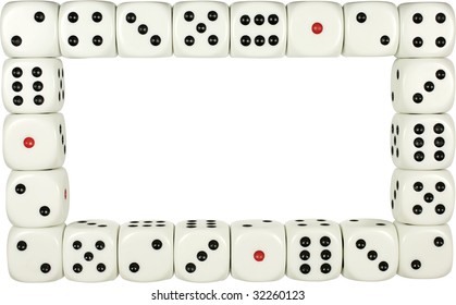 Dice Frame Outlined Work Path Can Stock Photo 32260123 | Shutterstock