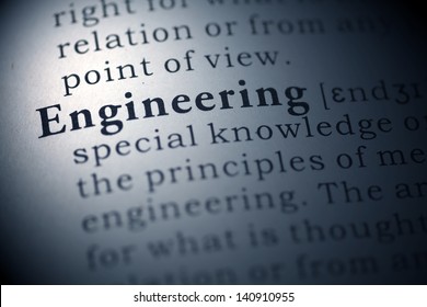 Dictionary Definition Word Engineering Stock Photo 140910955 | Shutterstock