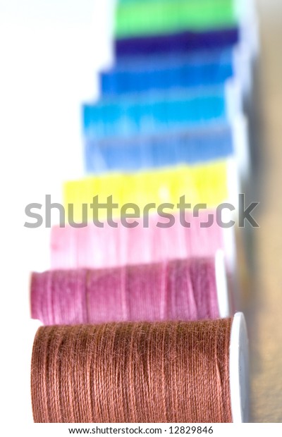 Different Colors Threads Stock Photo 12829846 | Shutterstock