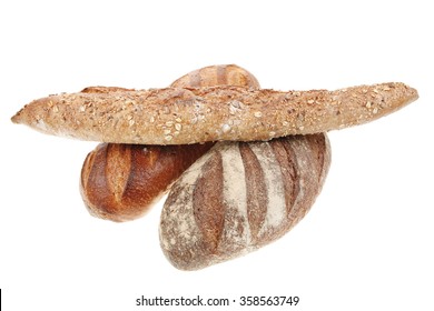 Different Rye White Flour Bread Loaf Stock Photo 358563749 | Shutterstock