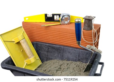 Different Tools Small Masonry Work Stock Photo 75119254 | Shutterstock
