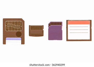 Different Types Digital Memory Cards Cameras Stock Photo 362940299 ...