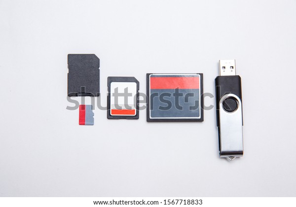 Different Types Flash Drives 4 Types Stock Photo 1567718833 | Shutterstock