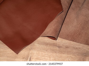 Different Types Leather Texture Background Stock Photo 2145379937 ...