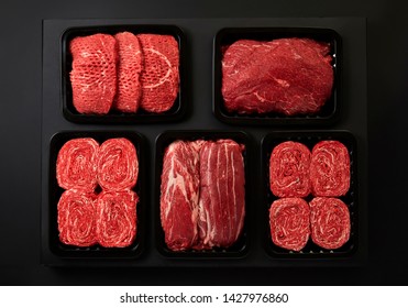 Different Types Meat Plastic Boxes Packaging Stock Photo 1427976857 ...
