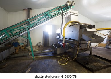 Different Types Mechanisms Olive Processing Manufacturing Stock Photo ...