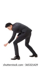 Digging Pose Using Shovel Full Length Stock Photo 365321429 | Shutterstock