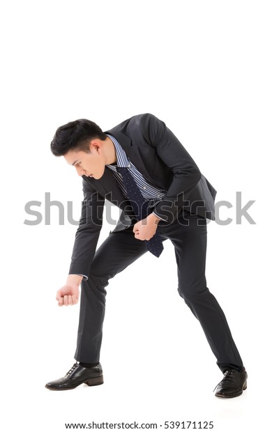 Digging Pose Using Shovel Full Length Stock Photo 539171125 | Shutterstock
