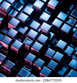 Digital Art Isometric Stack High-tech Looking AI-generated image ...