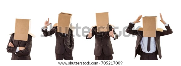 Digital Composite Man Box Head Collage Stock Photo 705217009 | Shutterstock