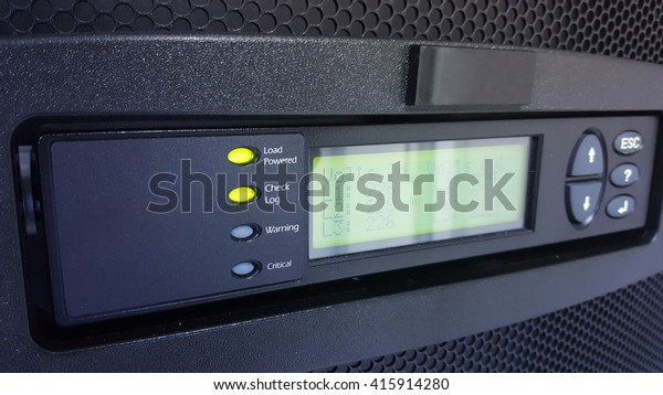 Digital Control Panel Power Supply Data Stock Photo 415914280 ...