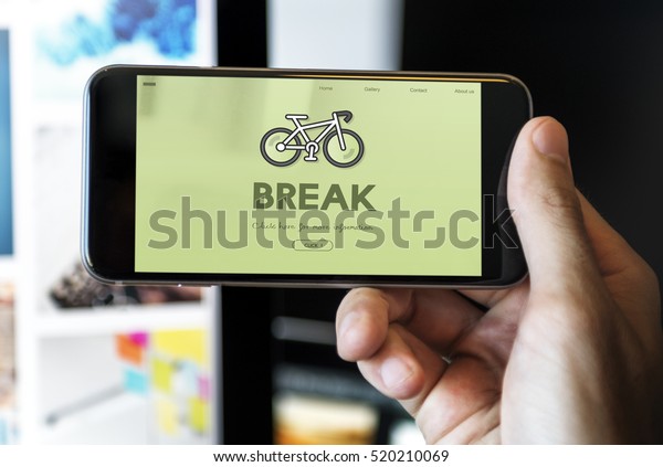 Digital Device Mobile Break Concept Stock Photo 520210069 | Shutterstock