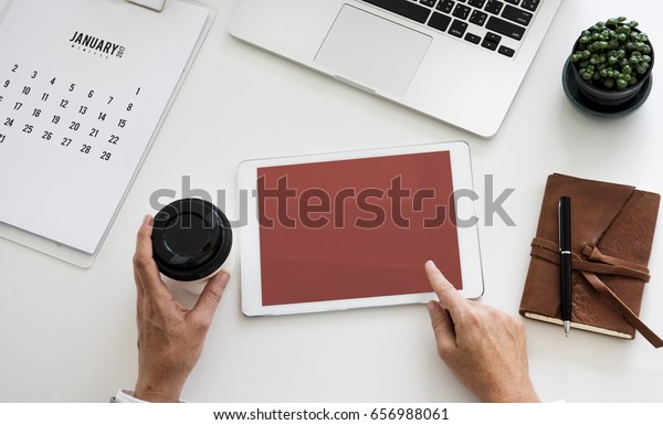 Digital Device Planning Information Technology Stock Photo 656988061 ...