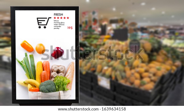 Digital Display Intelligent Digital Moniter Interactive Stock Photo ...