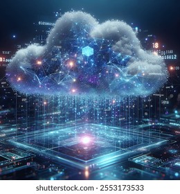 Technology Cloud Migration High Quality Digital AI-generated image ...