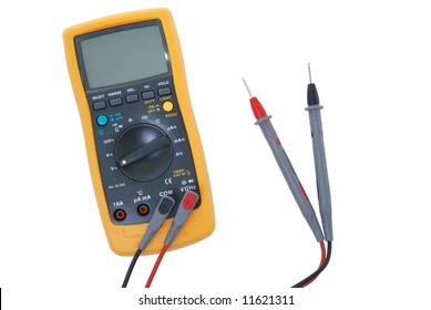 Realistic Digital Multimeter Lcd Electric Electronic Stock Vector ...