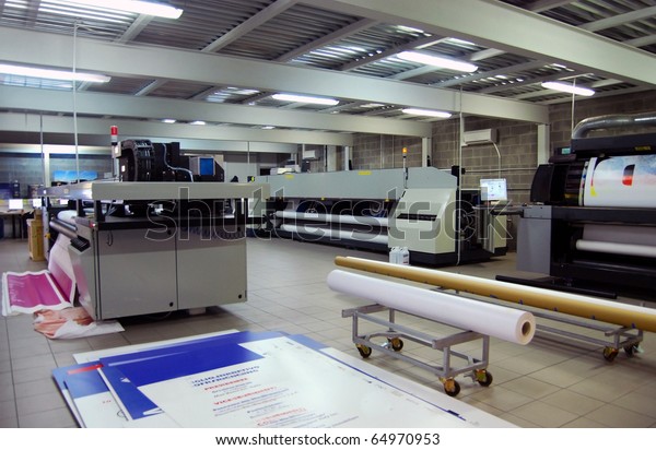 Digital Printing System Printing Wide Range Stock Photo (Edit Now) 64970953