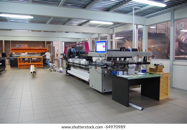 Digital Printing System Printing Wide Range Stock Photo 64970989 ...