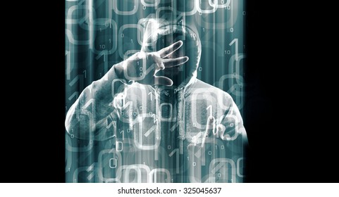 Digital Spy Computer Data Safety Cyberspace Stock Photo 325045637 ...
