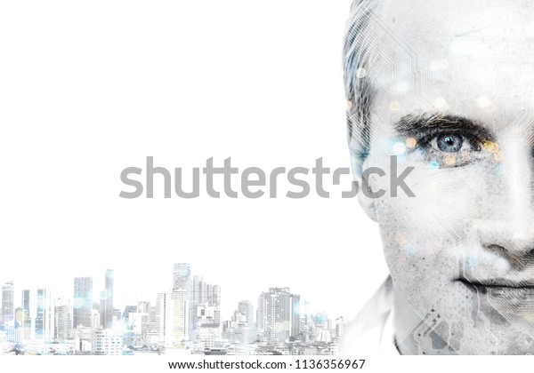 Digital Transformation Disruption Every Industry Technology Stock Photo ... Digital Transformation Disruption Every Industry Technology Stock Photo ...