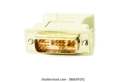 Digital Visual Interface On White Background Stock Photo 380659192 ...