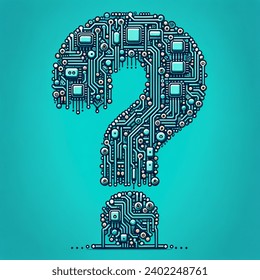 Advertising Product Photo Gigantic Question Mark AI-generated image ...