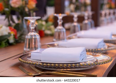 Dinner Setup Stock Photo 643220017 | Shutterstock