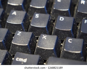 Dirt On Solid Black Keyboard Stock Photo 1268821189 | Shutterstock