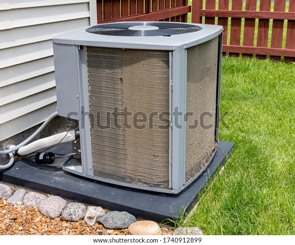 Dirty Air Conditioning Unit Before After Stock Photo 1740912899 ...