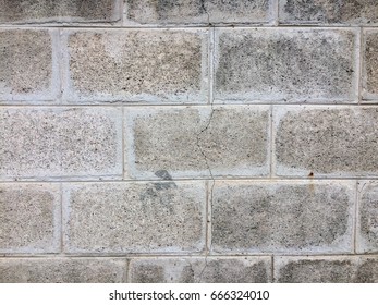 Dirty Cement Block Wall Pattern Texture Stock Photo 666324010 ...
