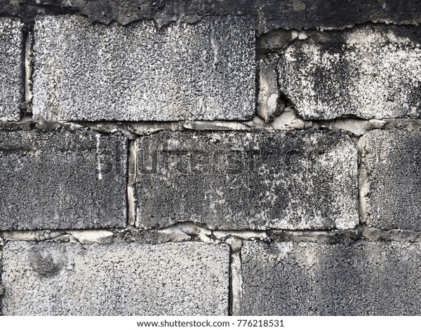 Dirty Cement Block Wall Texture Background Stock Photo 776218531 ...