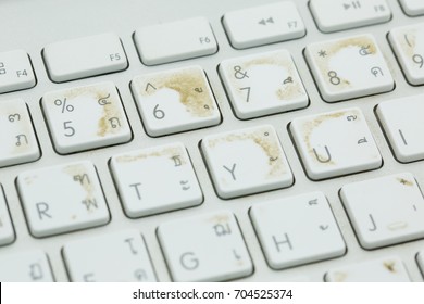 Dirty Keyboard Source Pathogens Stock Photo 704525374 | Shutterstock