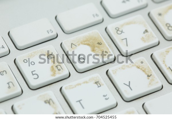 Dirty Keyboard Source Pathogens Stock Photo 704525455 | Shutterstock