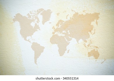 World Grunge Map: เวกเตอร์สต็อก (ปลอดค่าลิขสิทธิ์) 3707290 | Shutterstock