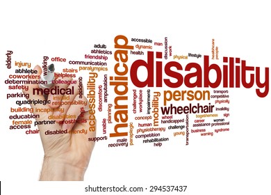Disability Concept Word Cloud Background Stock Photo 294537437 ...