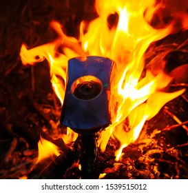 Disk Sd Burning Flames Fire Concept Stock Photo 1539515012 | Shutterstock