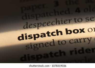 Dispatch Box Word Dictionary Dispatch Box Stock Photo 1078319036 ...