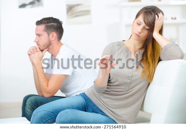 Disputing Couple Stock Photo (Edit Now) 271564910