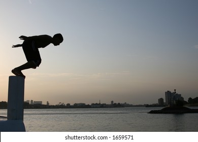 627 Jump head first Images, Stock Photos & Vectors | Shutterstock