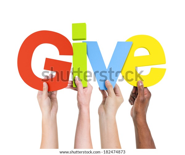 Diverse Hands Holding Word Give Stock Photo (Edit Now) 182474873 Diverse Hands Holding Word Give Stock Photo (Edit Now) 182474873