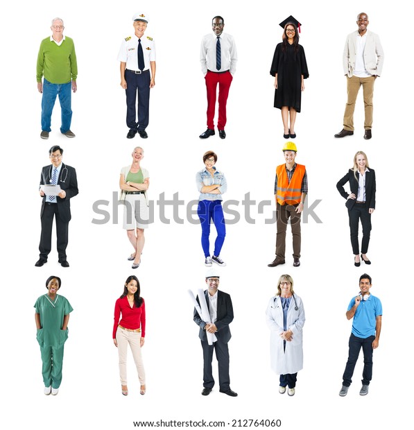 Diverse Multiethnic People Different Jobs Stock Photo 212764060 ... Diverse Multiethnic People Different Jobs Stock Photo 212764060 ...