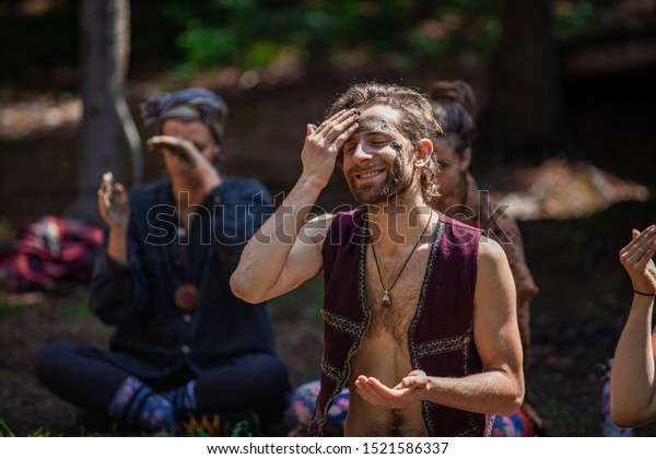Diverse People Enjoy Spiritual Gathering Mystical Stock Photo ... Diverse People Enjoy Spiritual Gathering Mystical Stock Photo ...
