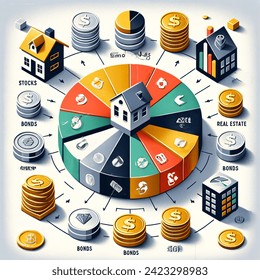 Diversification Asset Allocation AI-generated image 2423298993 ...