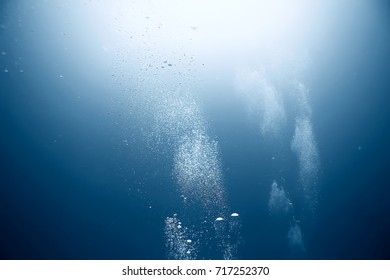 Diving Background Bubbles Underwater Stock Photo 717252370 | Shutterstock