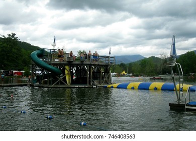 Diving Platform Lake Stock Photo 746408563 | Shutterstock