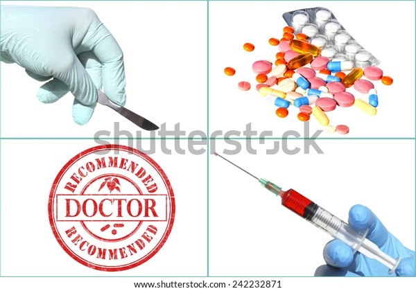 Doctor Recommended Stamp Methods Elements Medical Stock Photo 242232871 ...