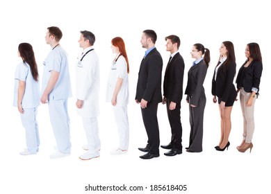 9,285 Queue Of People White Background Images, Stock Photos & Vectors ...