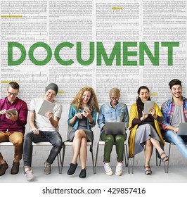 Document Forms Administrative Letters Notes Concept Stock Photo ...