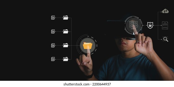 Document Management System Dms Global Internet Stock Photo 2200644937 ...